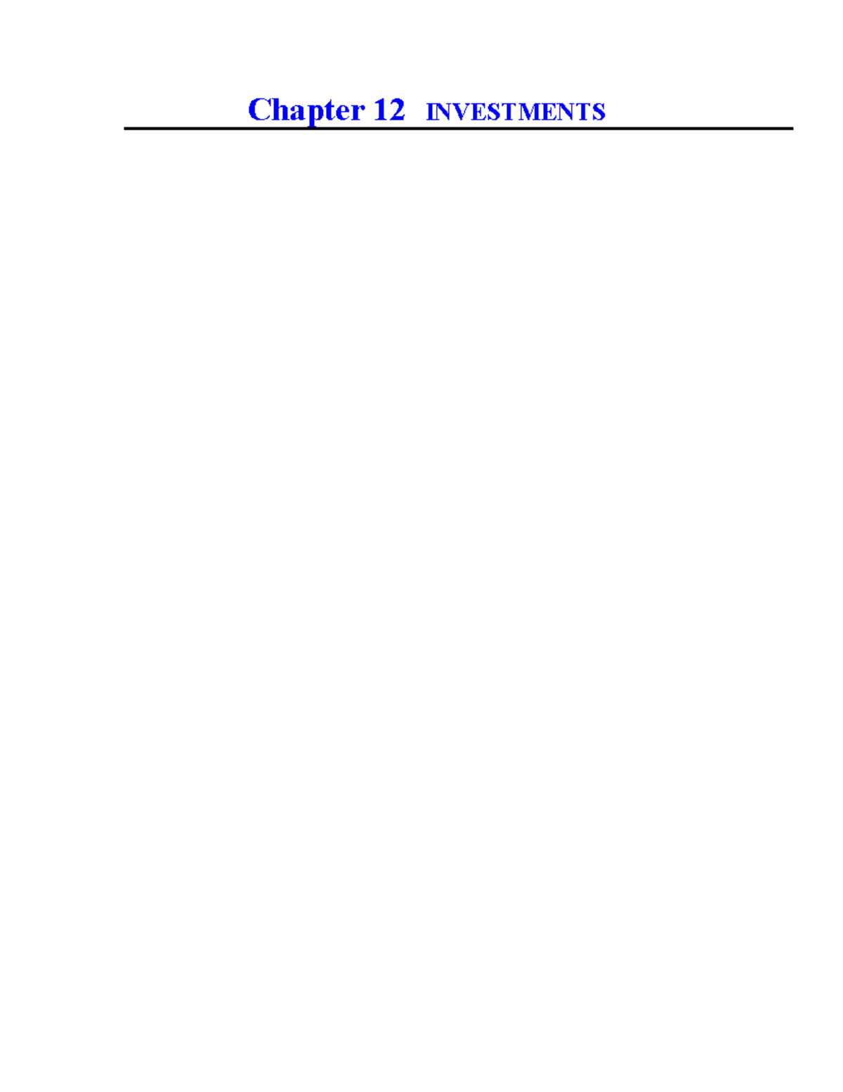 Spiceland 11e Chapter 12 Investment Exercises Solutions - Studocu