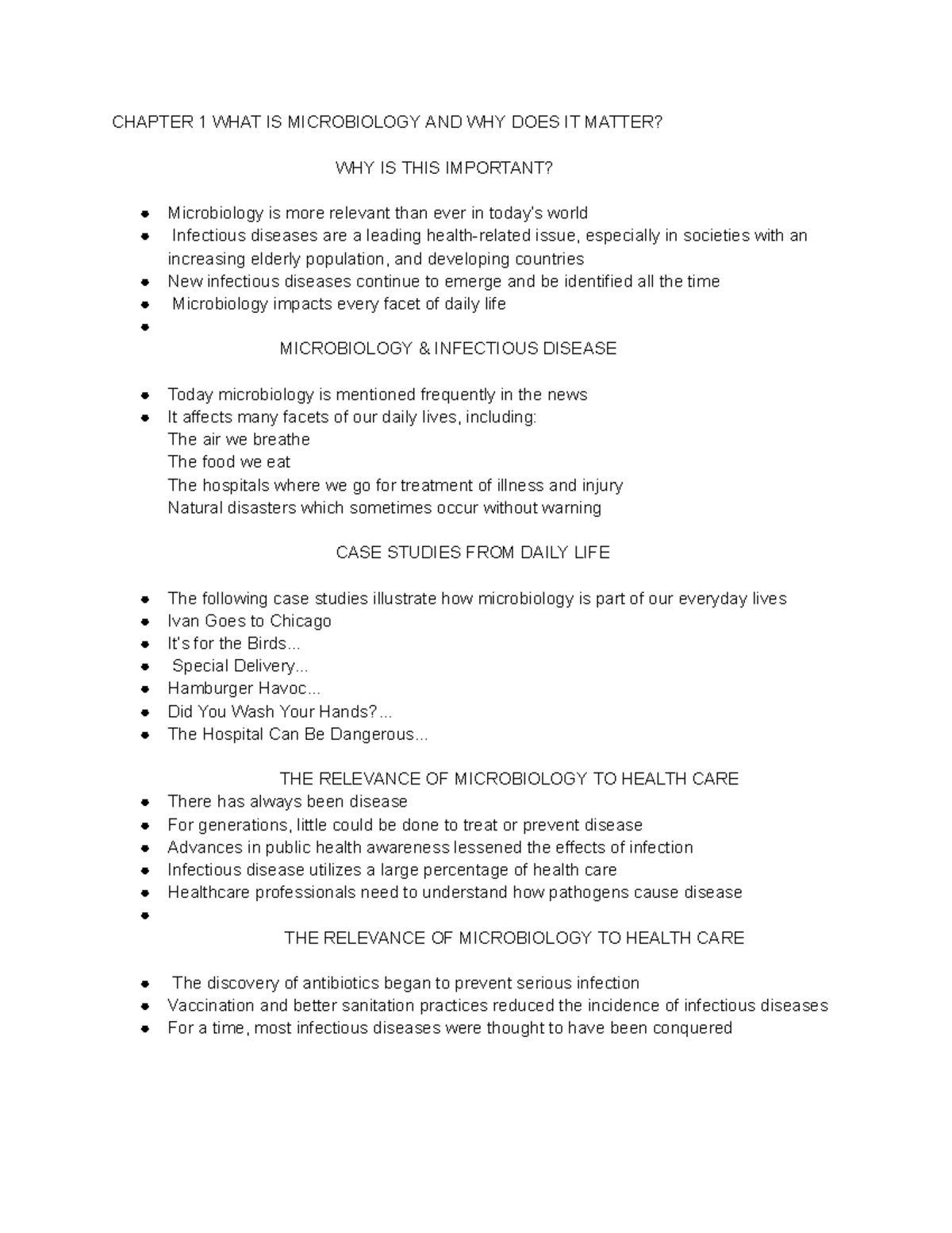 Chapter 1: Introduction to Medical Microbiology and Its Importance ...