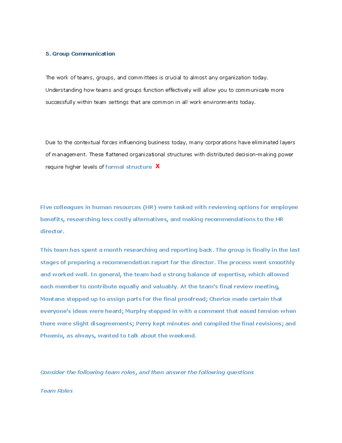 5. COMM 101: Effective Group Communication & Team Dynamics - Studocu