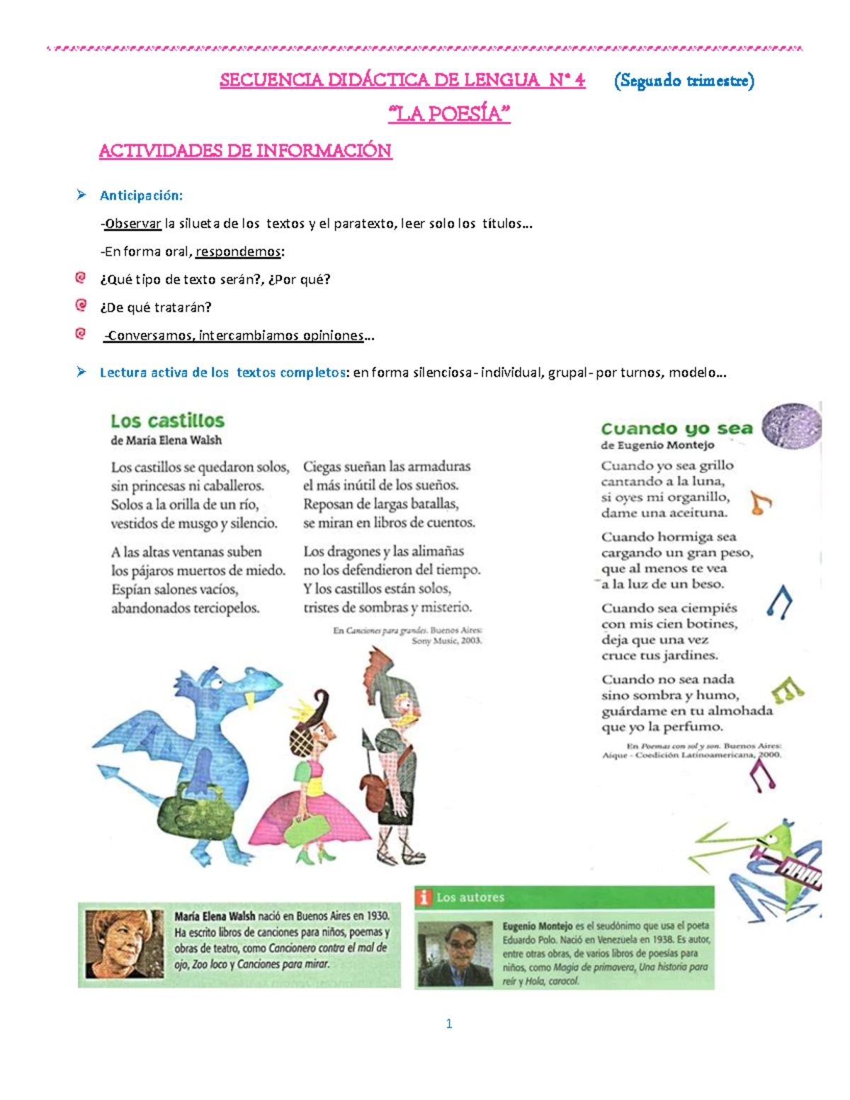 Unidad Didáctica: El Supermercado - Actividades y Objetivos T.T 3ra ...