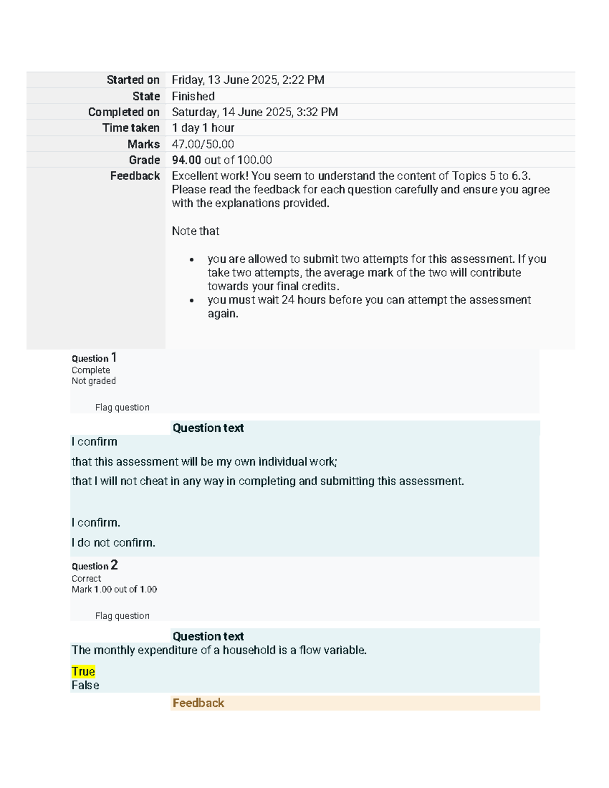 ECS1501 Assessment 2: Understanding Economic Flows and Demand - Studocu