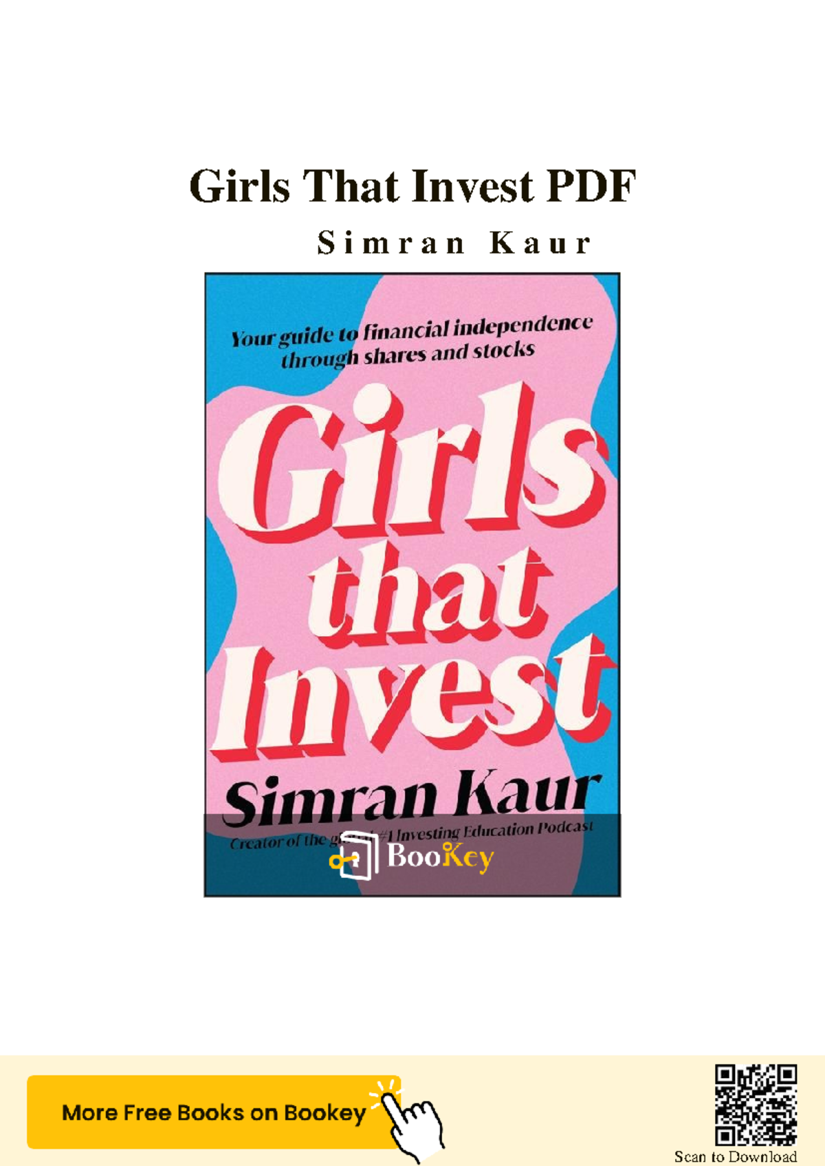 Girls That Invest Summary (Chapters 1-3) - Empowering Women in Finance ...