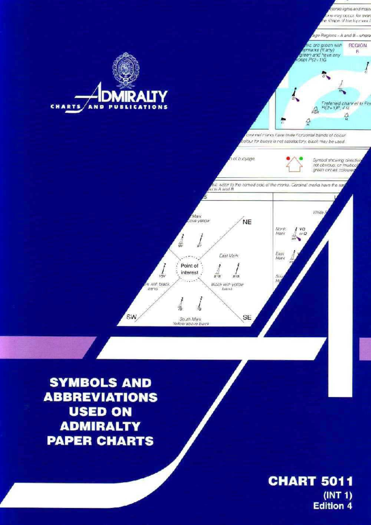 Chart Symbols Admiralty Chart 5011 - clored lights and major ons may ...