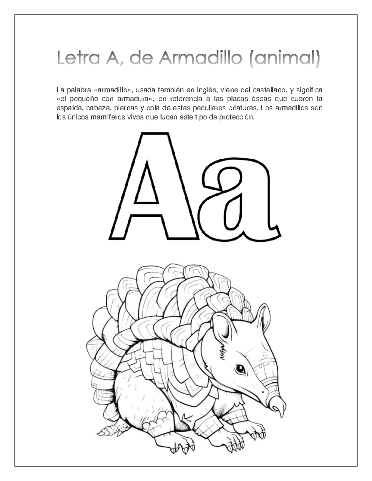 Abecedario de Animales y Plantas en Ciencias Naturales - Studocu