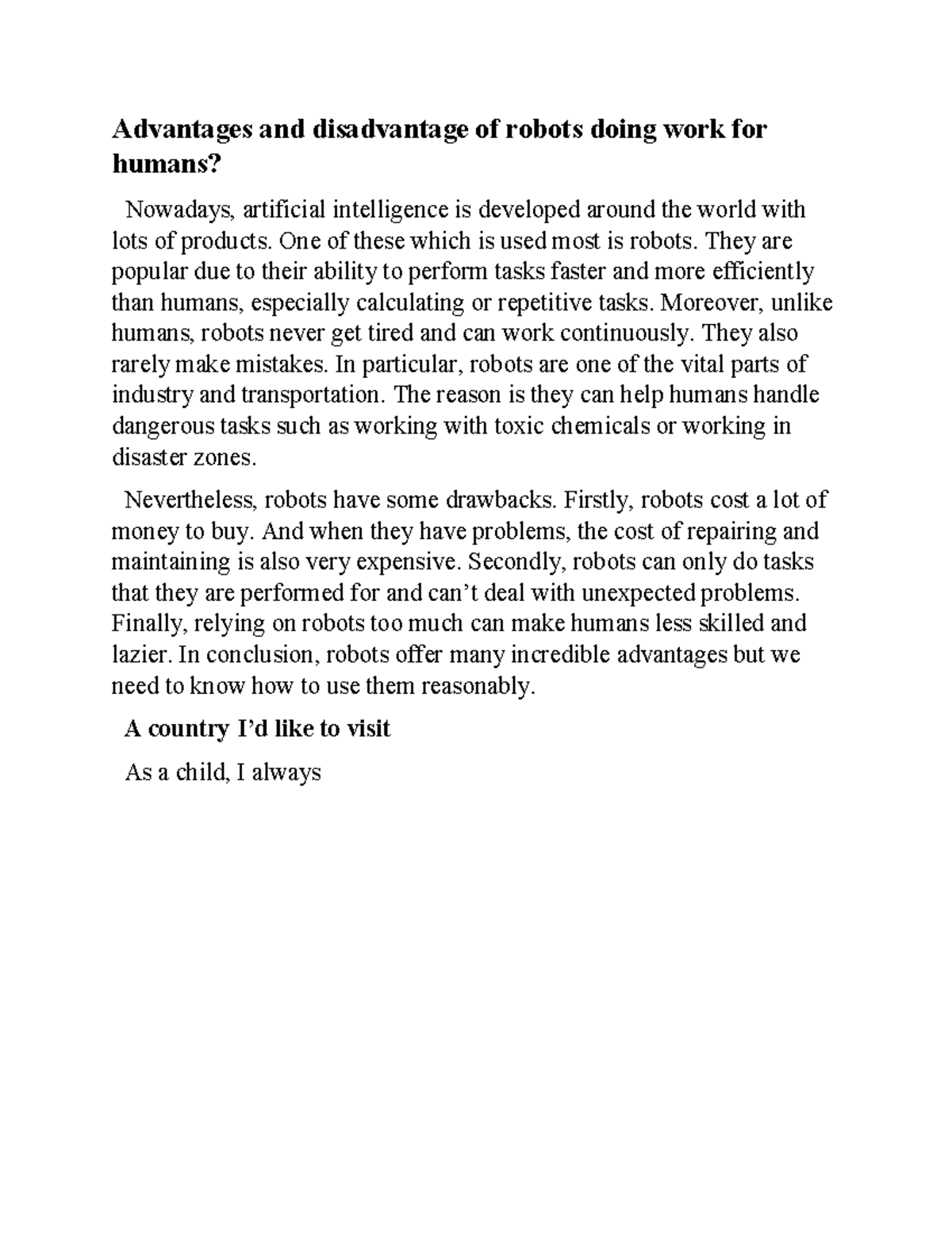 Advantages and Disadvantages of Robots in Human Work (AI & Robotics ...