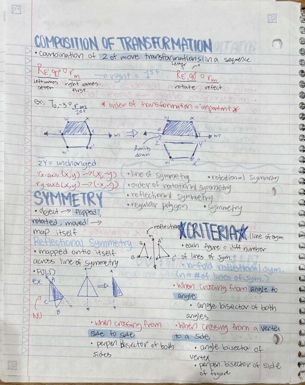 Composition of transformation and symmetry - PL COMPOSITION OF ...