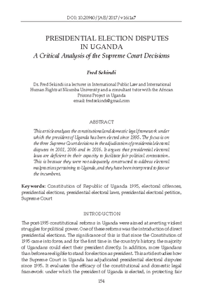 Employment Act Cap 226: Overview and Key Provisions Explained - Studocu