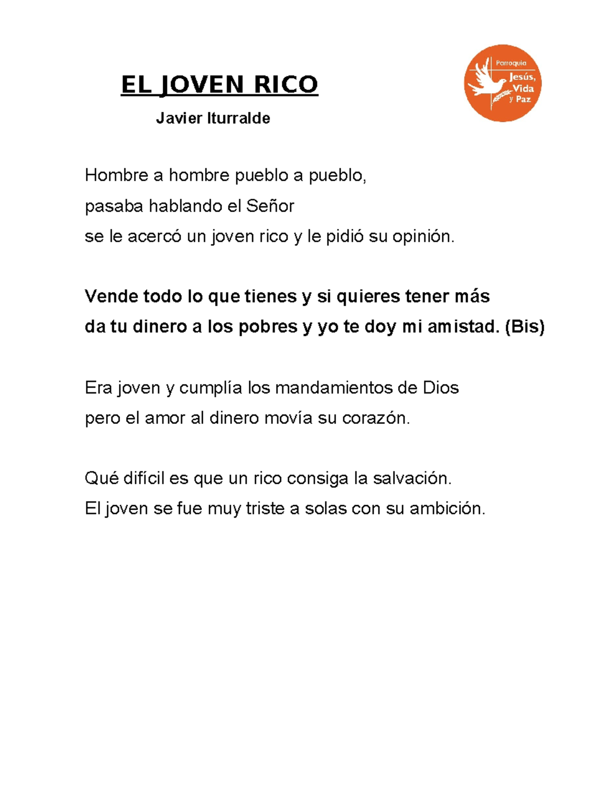 EL Joven RICO - música - EL JOVEN RICO Javier Iturralde Hombre a hombre ...