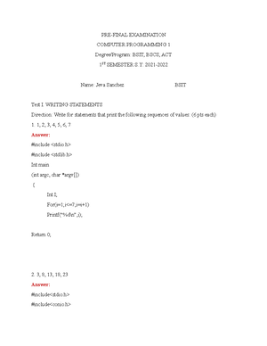Net Acad C++ Essentials Part 1 Module 4 - 1.) What is the output of the following snippet? # ...