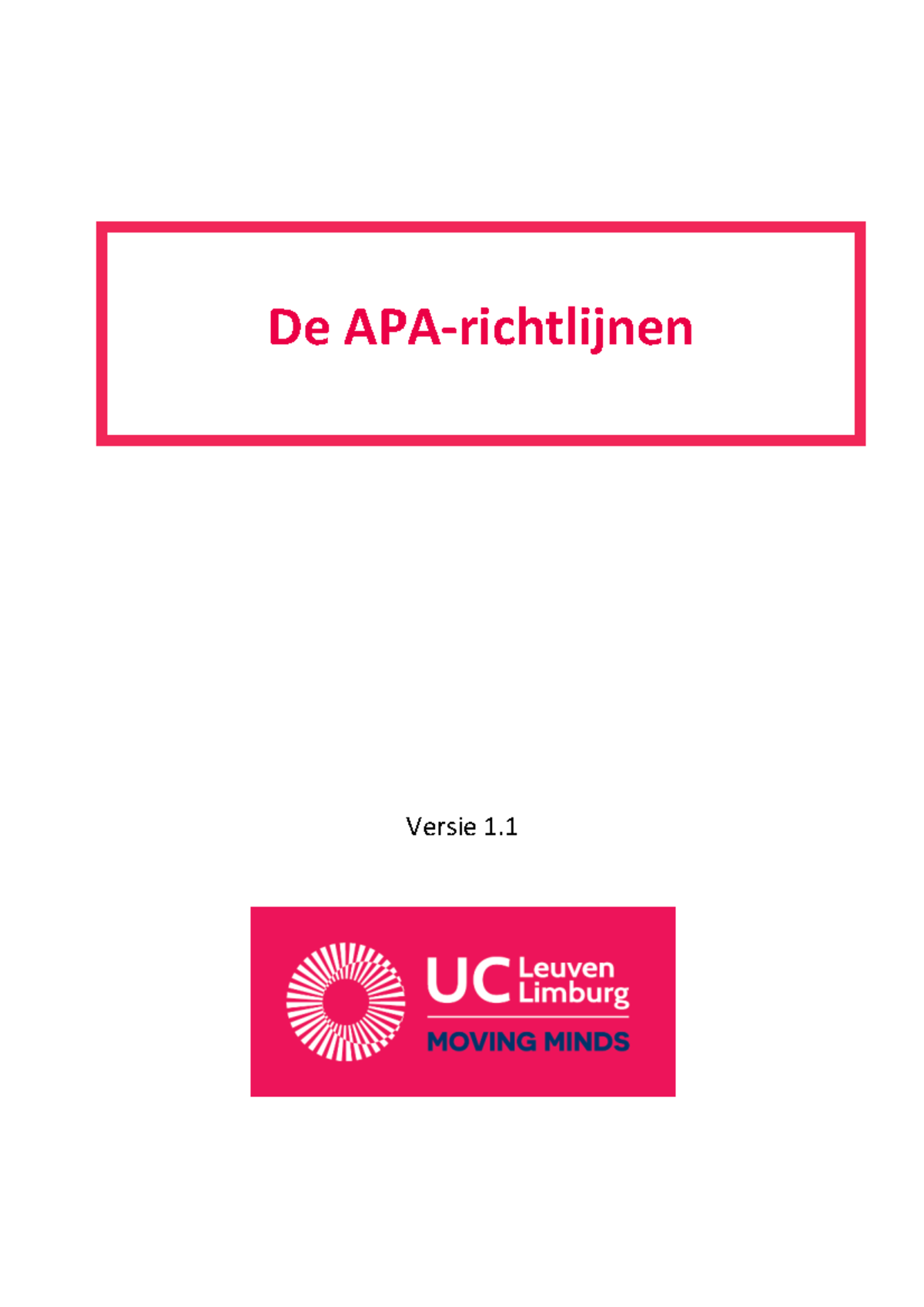 APA Richtlijnen voor Correcte Referenties en Citaten - Studocu