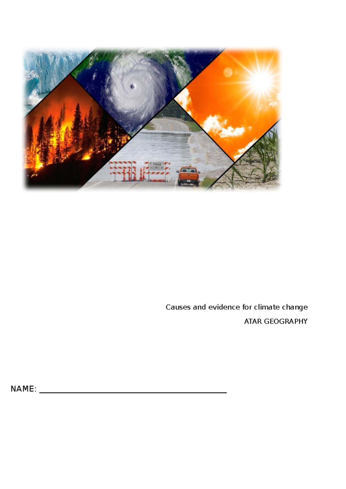 Causes and Evidence of Climate Change: ATAR Geography Insights - Studocu