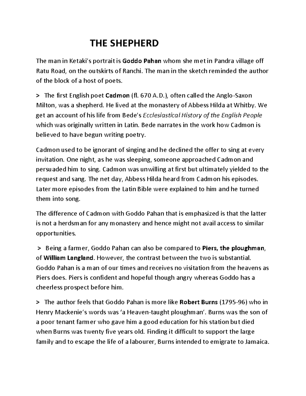 The Shepherd: A Comparative Study of Goddo Pahan and Poetic Figures ...