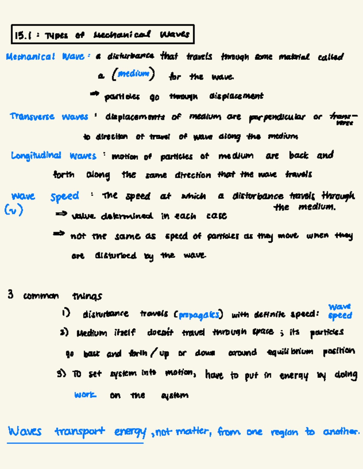 Reading Quiz 12 - Mechanical Waves and Their Properties - Studocu