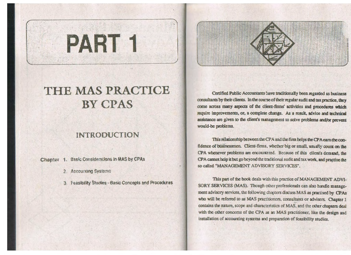 MAS-by-Roque-1-Basic Considerations in MAS by CPAs - Accountancy - Studocu