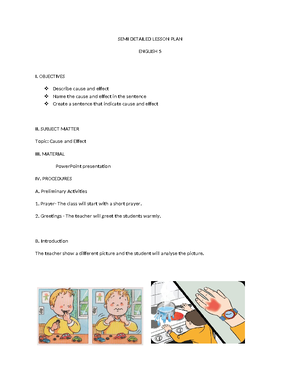 Lesson Plan in English 4 - Lesson Plan English 4 I. Objectives A ...
