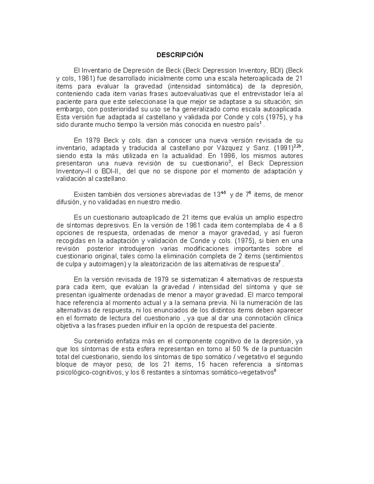 Evaluación de Trastornos de Personalidad: B5, YSQ y PBQ - Studocu