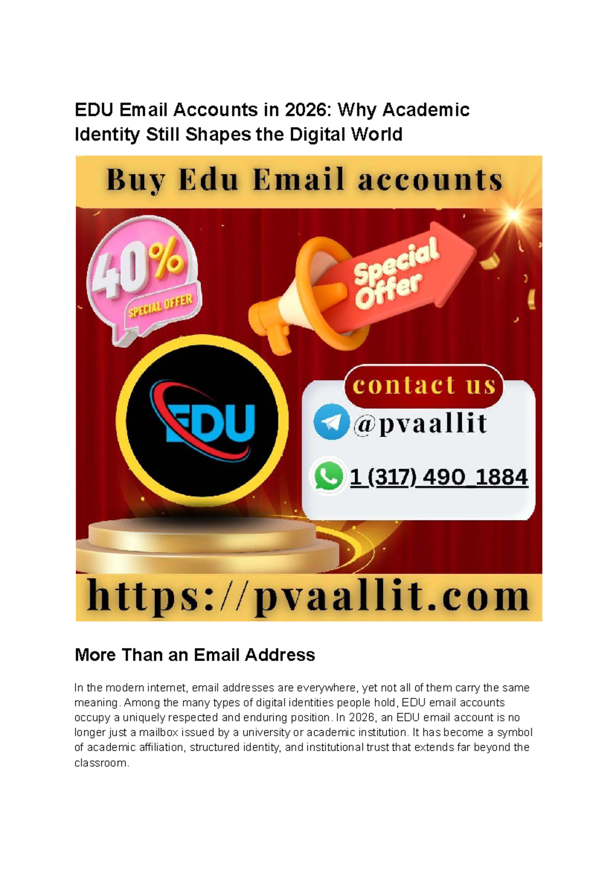 EDU Email Accounts in 2026: The Evolution of Academic Identity - Studocu