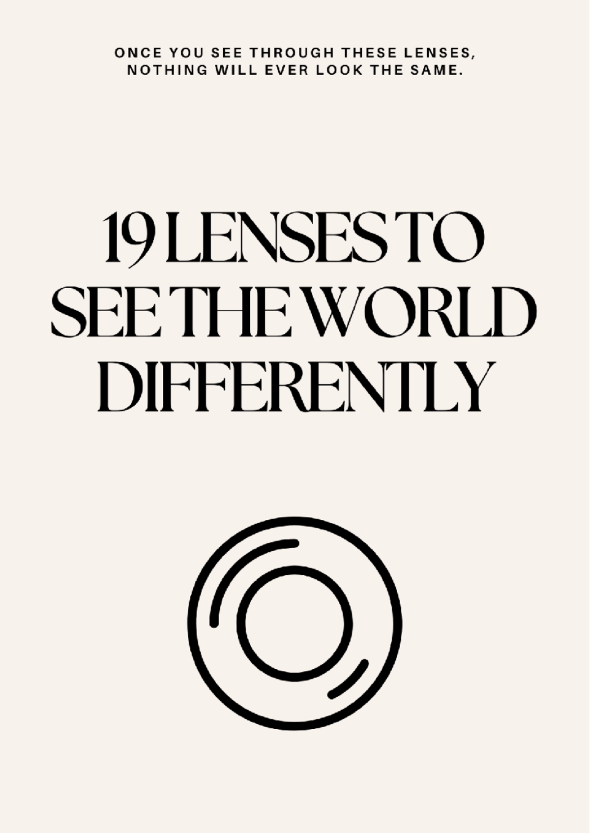 19 Lenses to Transform Your Perspective on Life - Studocu