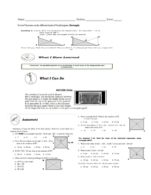 Kites and Trapezoid - grade 9 - DETAILED LESSON PLAN in MATHEMATICS 9 ...