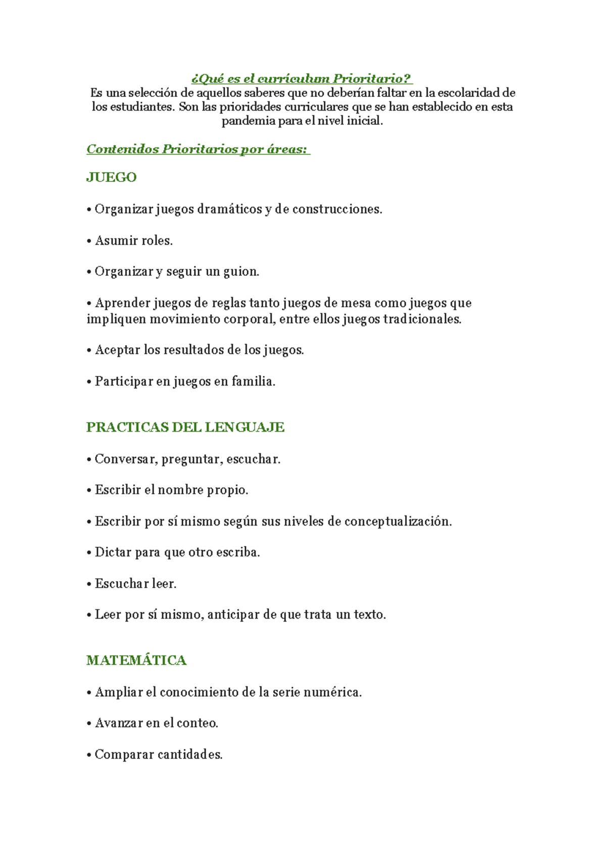 Qué es el currículum Prioritario - ¿Qué es el currículum Prioritario ...