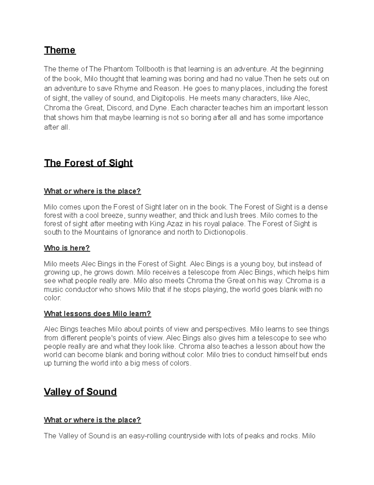 Phantom Toll Booth Summary - Theme The theme of The Phantom Tollbooth ...