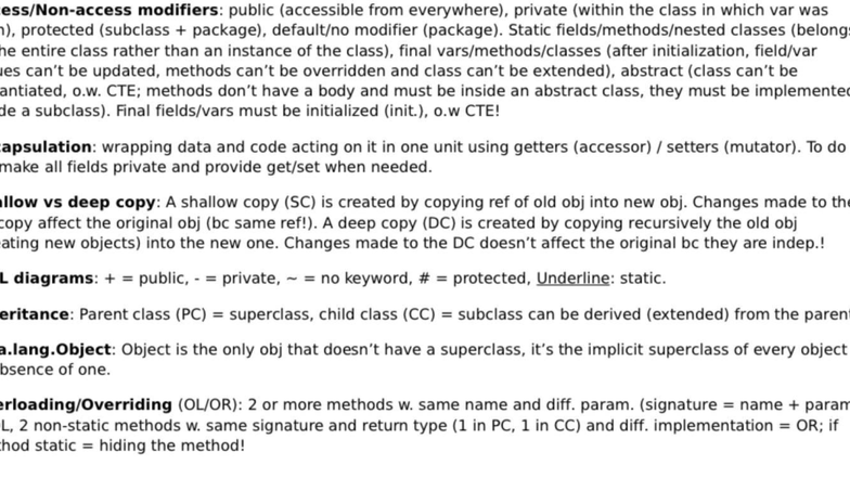 Modifiers and Concepts in Java: Access Control, Inheritance, and ...