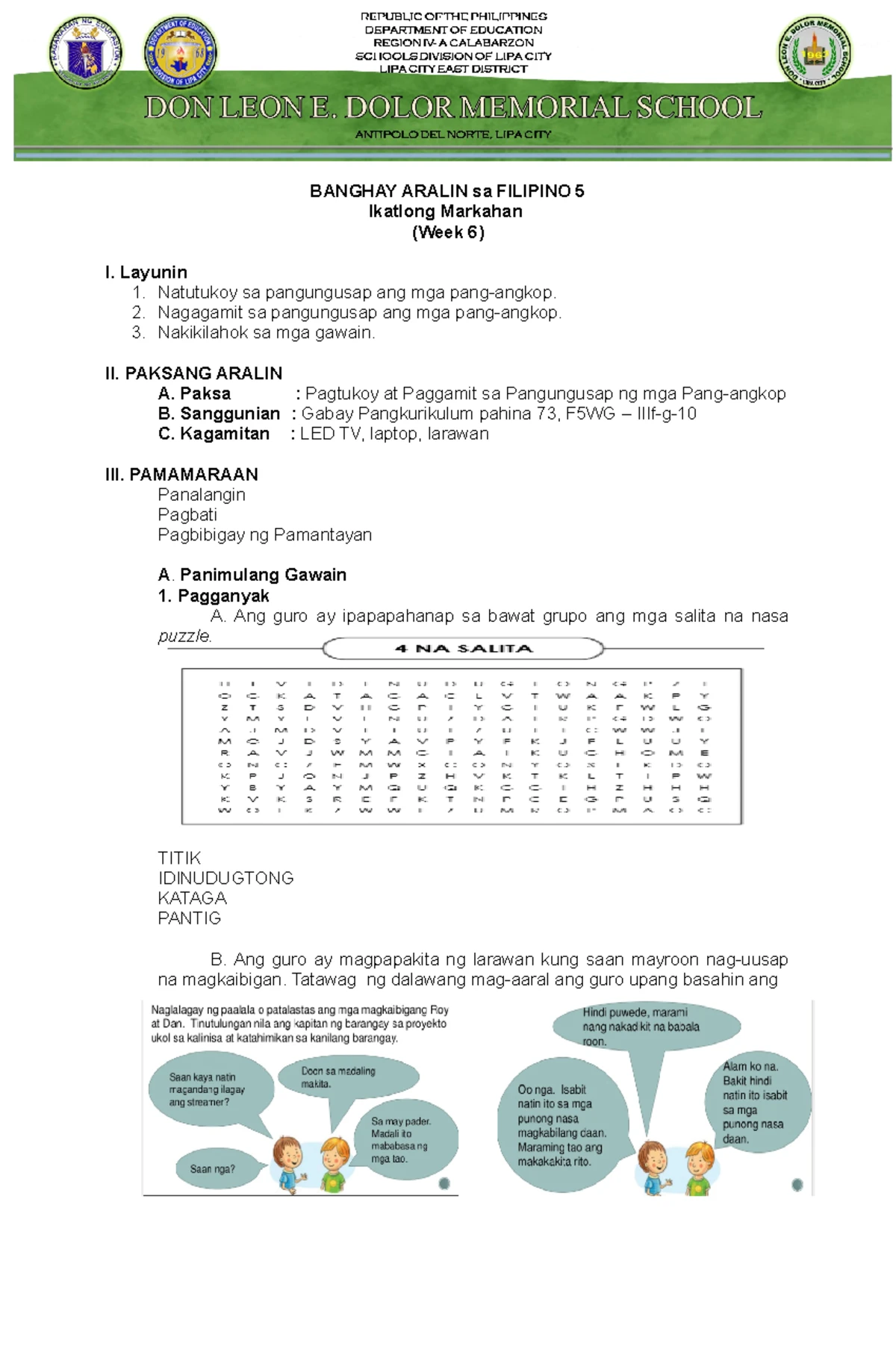 TV-Broadcasting Script: DAPIT-HAPON PATROL Coverage Outline - Studocu