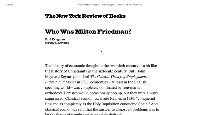 Who Was Milton Friedman? Analyzing His Economic Legacy in Depth - Studocu