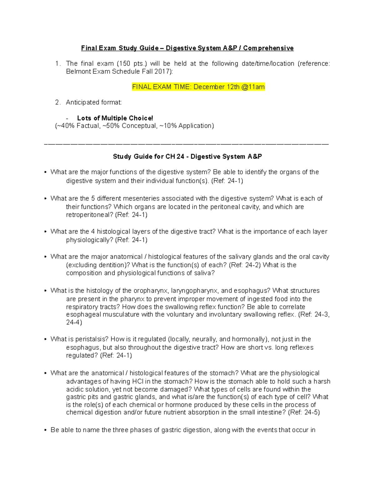 A&P II Endocrine System Study Guide - Anatomy & Physiology II- Exam 1 ...