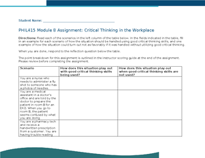 Module 4 Assignment Syllogisms and Deductive Reasoning - Module 4 ...