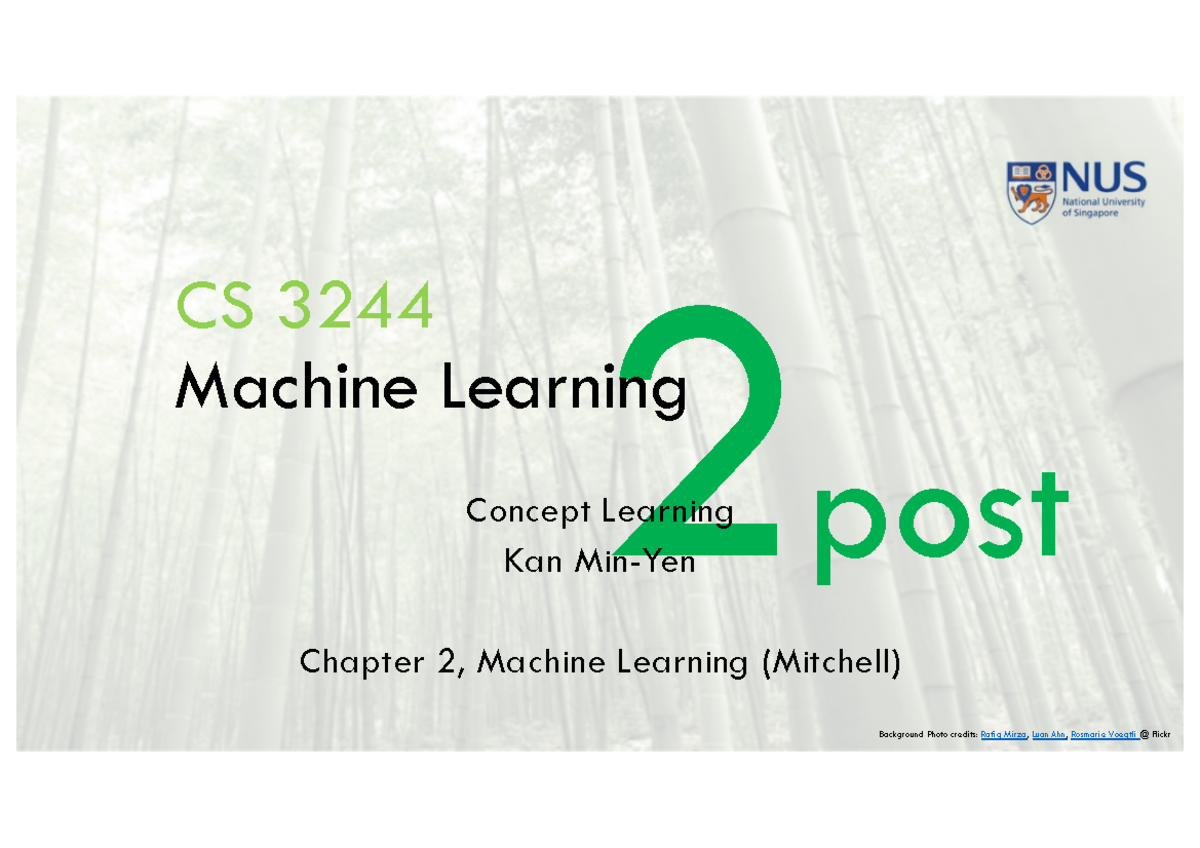 02.post - Candidate Elimination - 2 post CS 3244 Machine Learning ...