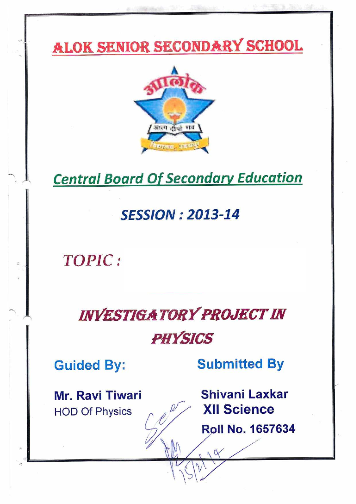 Physics Project Report: Transformer Principles and Efficiency (PHYS 101 ...