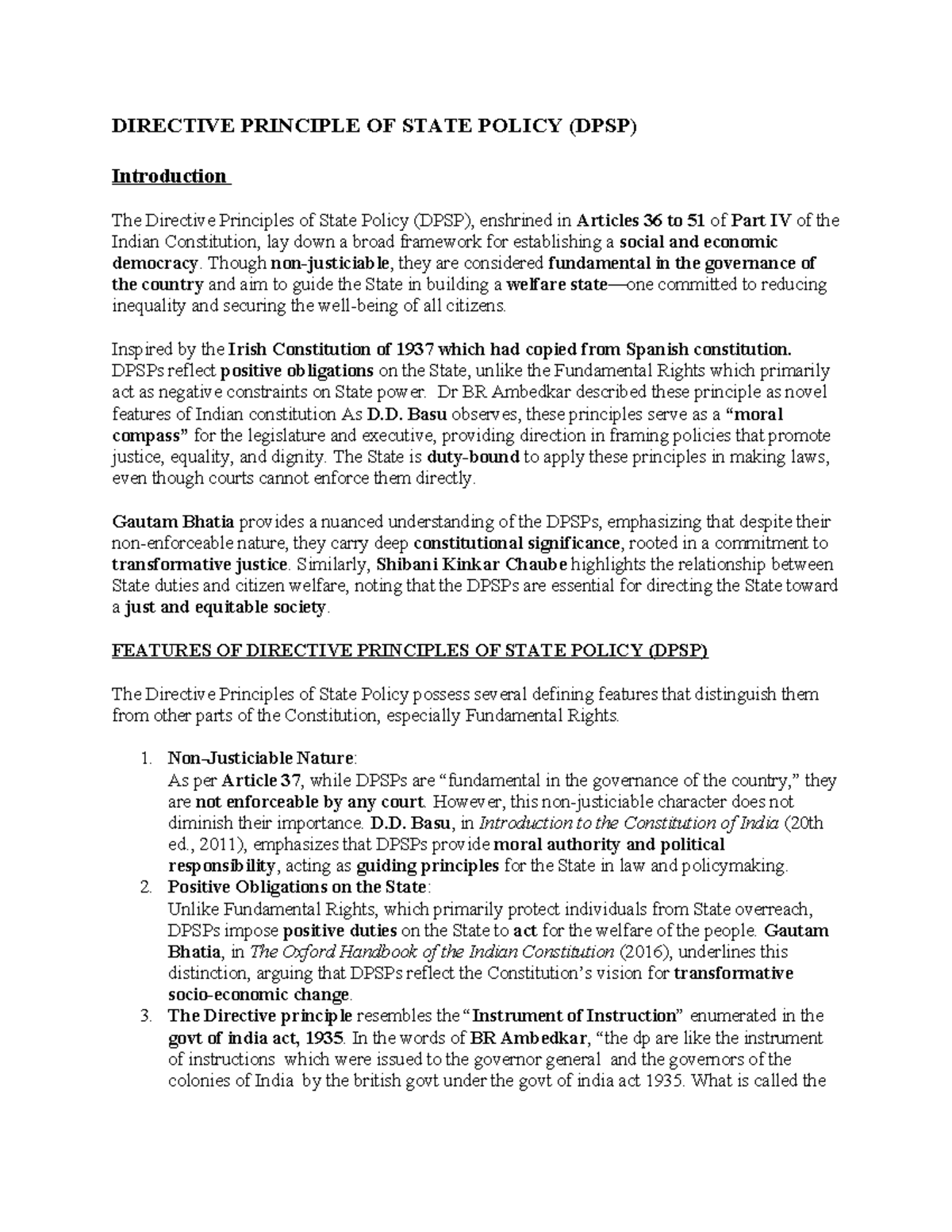 DPSP: Understanding the Directive Principles of State Policy in India ...