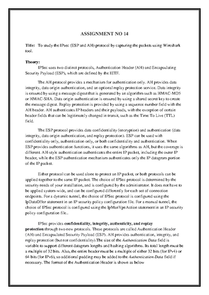 Exp 11 cns - YFU - ASSIGNMENT NO 11 Title: Study and Analyze the performance of HTTP, HTTPS and ...