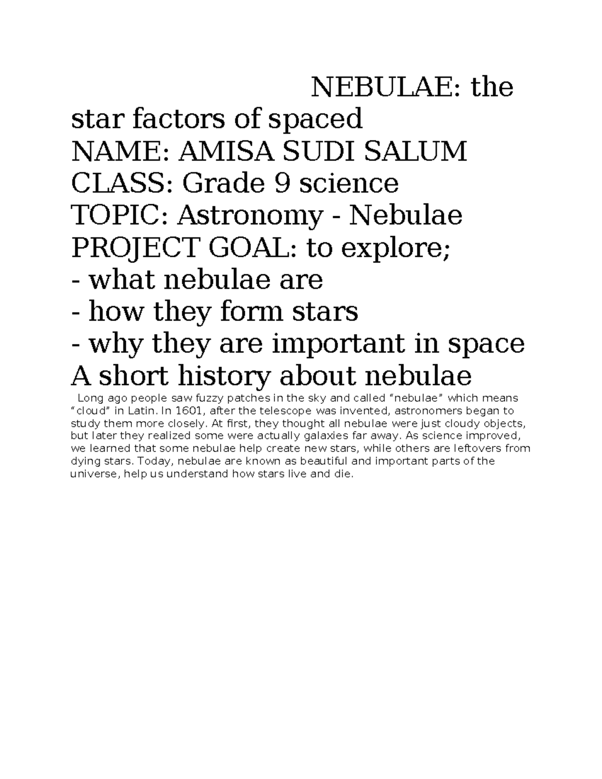 Nebulae: Understanding Star Formation and Their Cosmic Importance ...