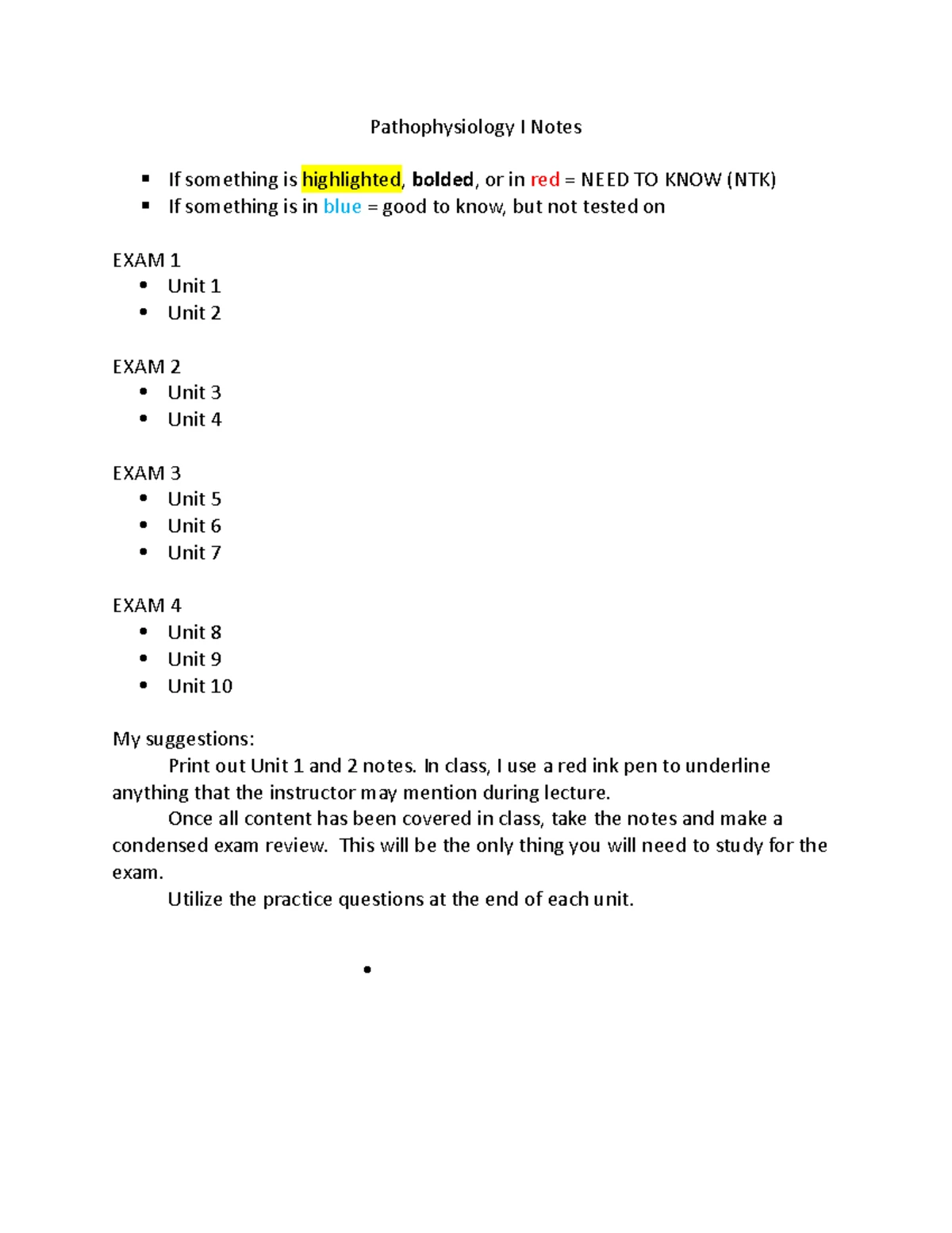 Patho Concepts Map Template & Instructions for Study Use - Studocu