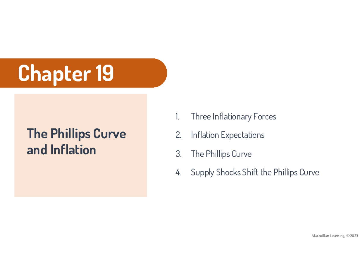 Chapter 19: Inflation Expectations and the Phillips Curve Analysis ...