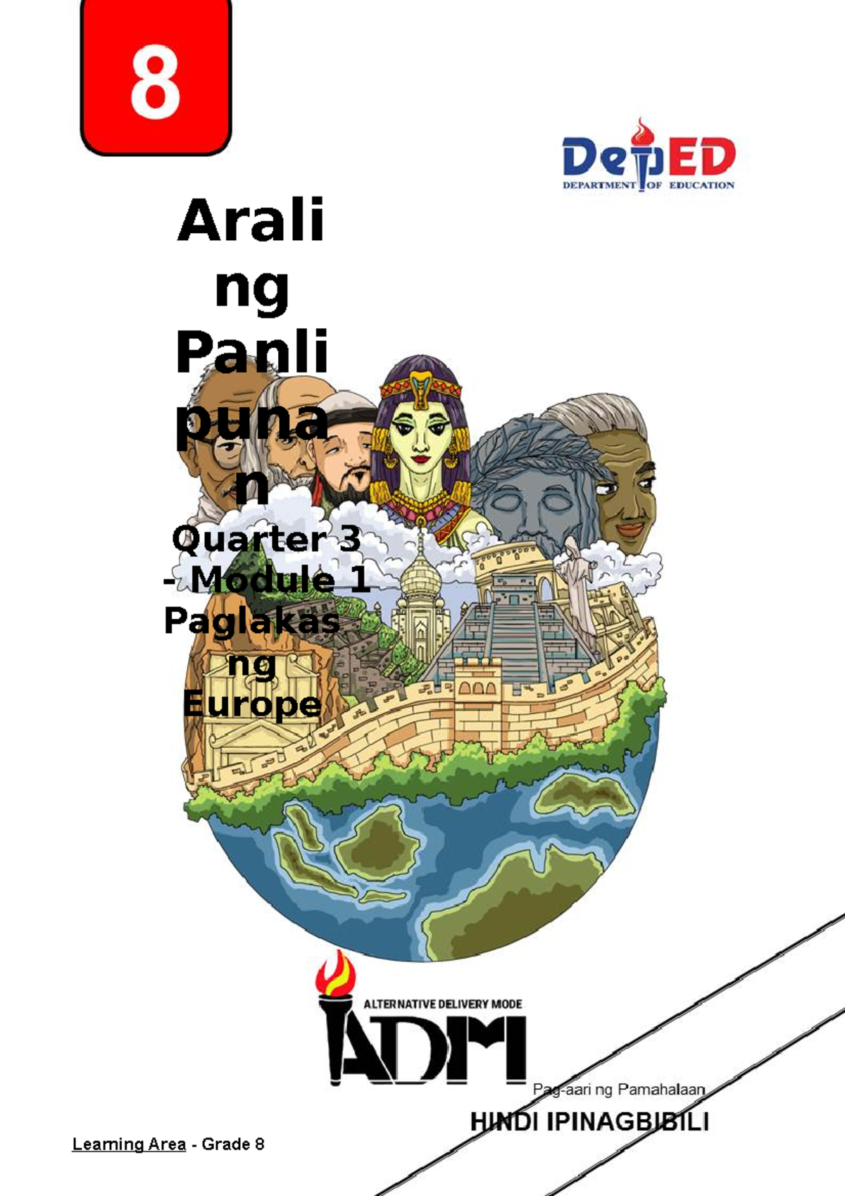 Araling Panlipunan 8 Quarter 3 Module 1 Esconde - Learning Area - Grade ...