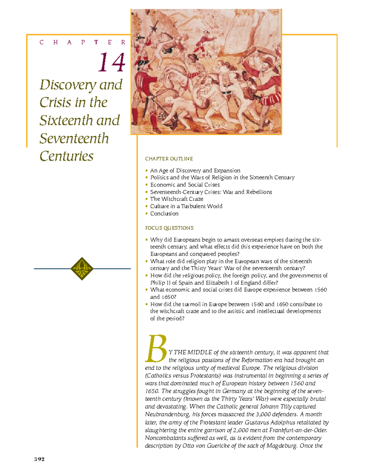 CHAPTER 14: Discovery and Crisis in the 16th and 17th Centuries - Studocu
