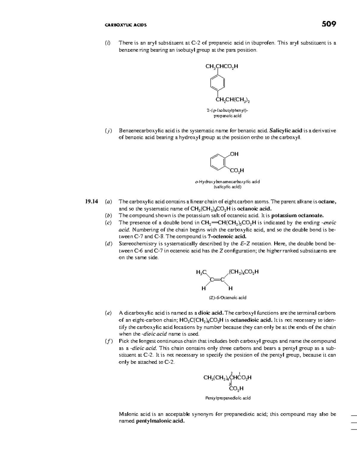 509 Organic Chemistry: Carboxylic Acids Overview and Examples - Studocu