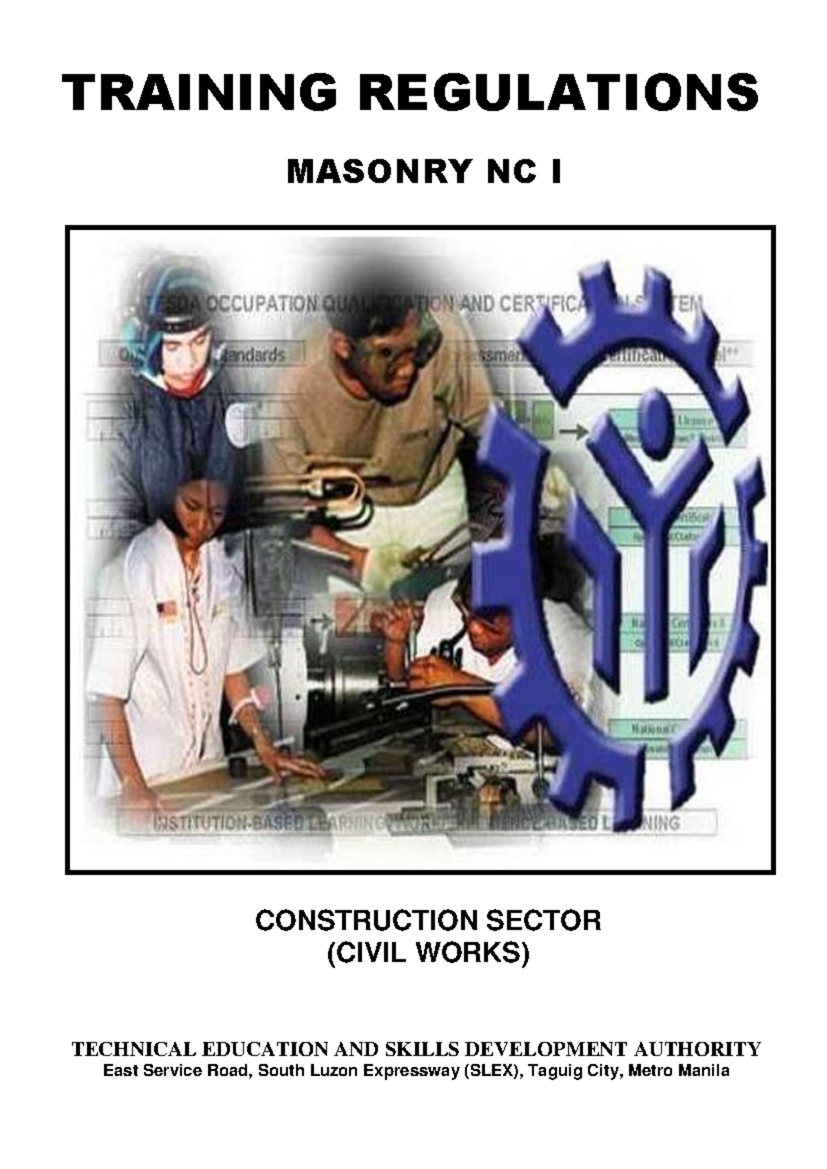 Masonry NC I Training Regulations: Competency Standards and Assessment ...