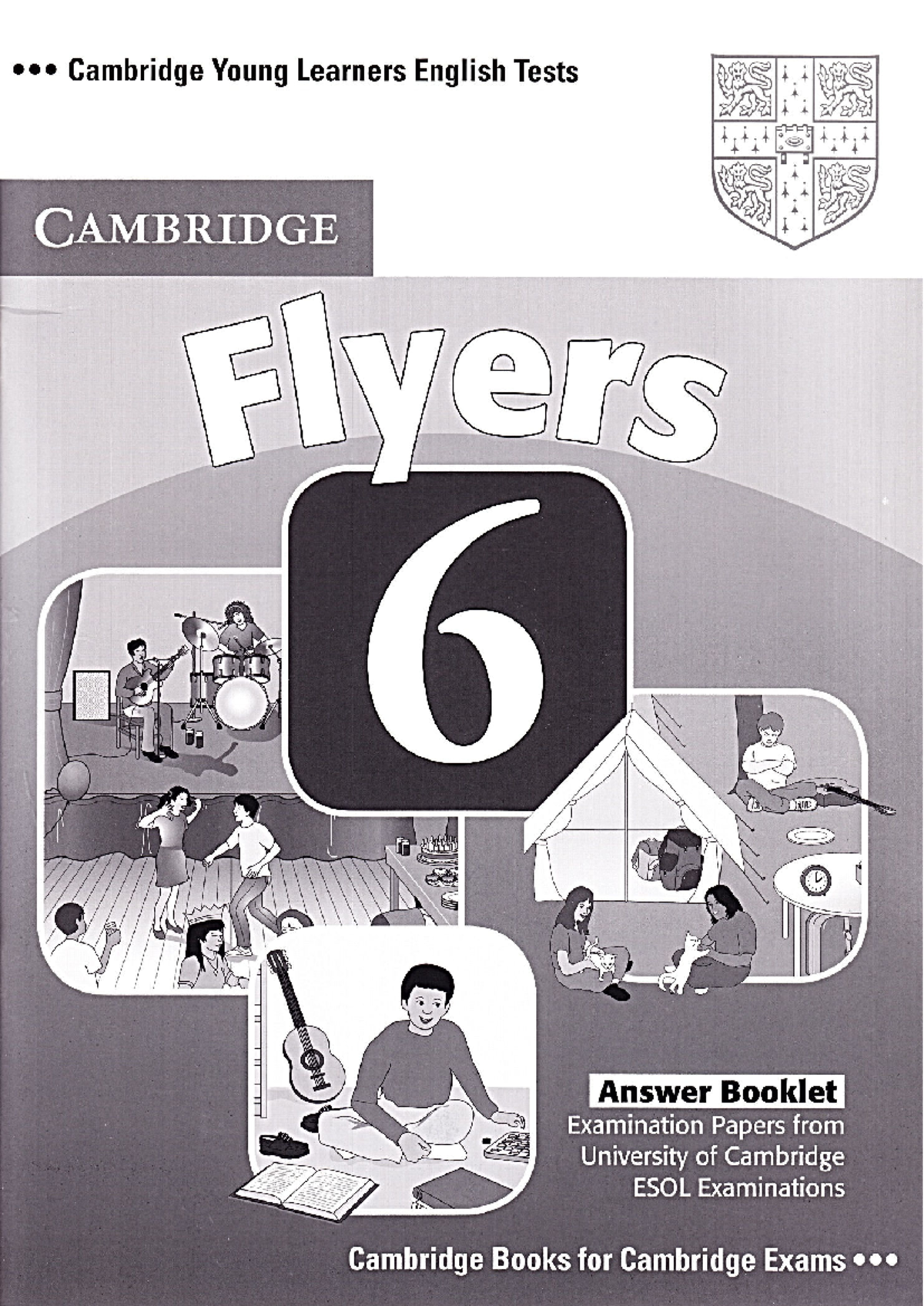 Cambridge Flyers Practice Listening Test 1-3 Answer Key - Studocu