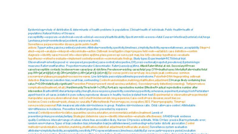 Distribution Determinants of Health Problems: Disease NS Analysis - Studocu