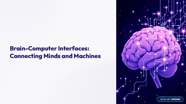 Brain-Computer Interfaces (BCI): Connecting Minds & Machines - Studocu