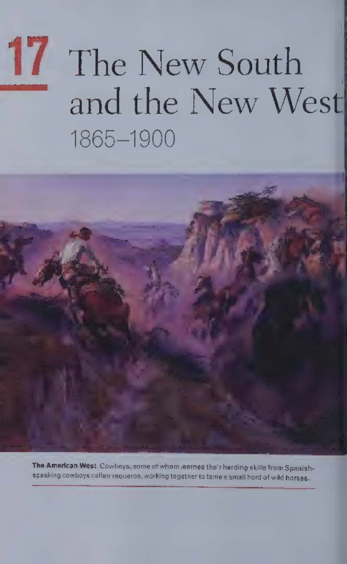 Chapter 17: The New South and the New West (1865-1900) - Studocu