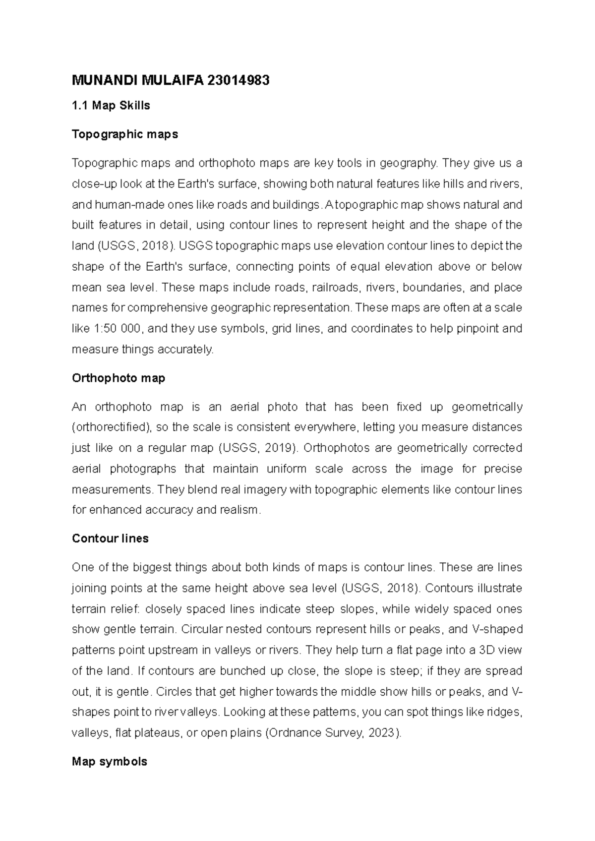 EHG 23014983 Map Skills: Understanding Topographic & Orthophoto Maps ...