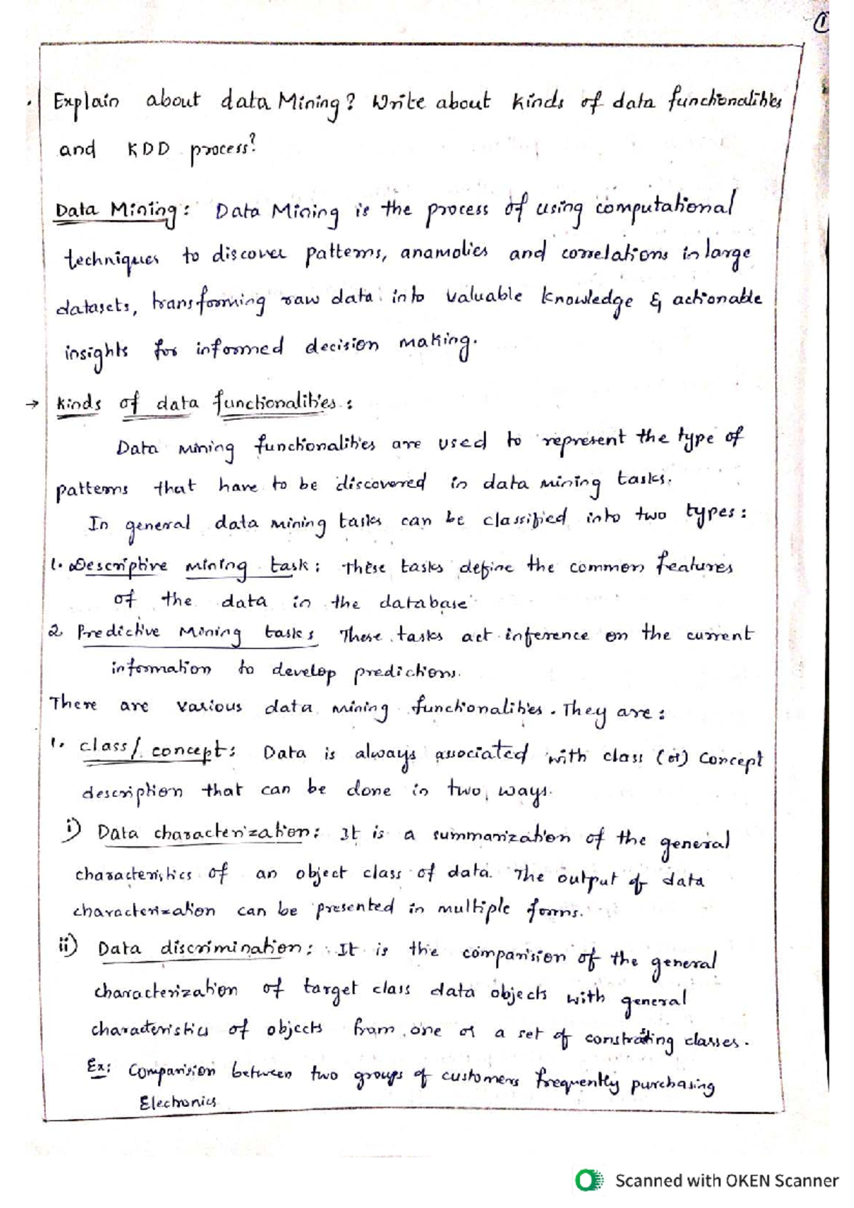 Data Mining Assignment: Exploring KDD Processes and Algorithms - Studocu