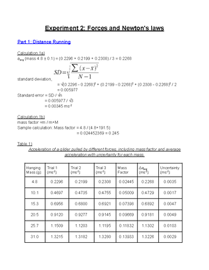 SPH4U Equation Sheet for Physics Concepts and Formulas - Studocu