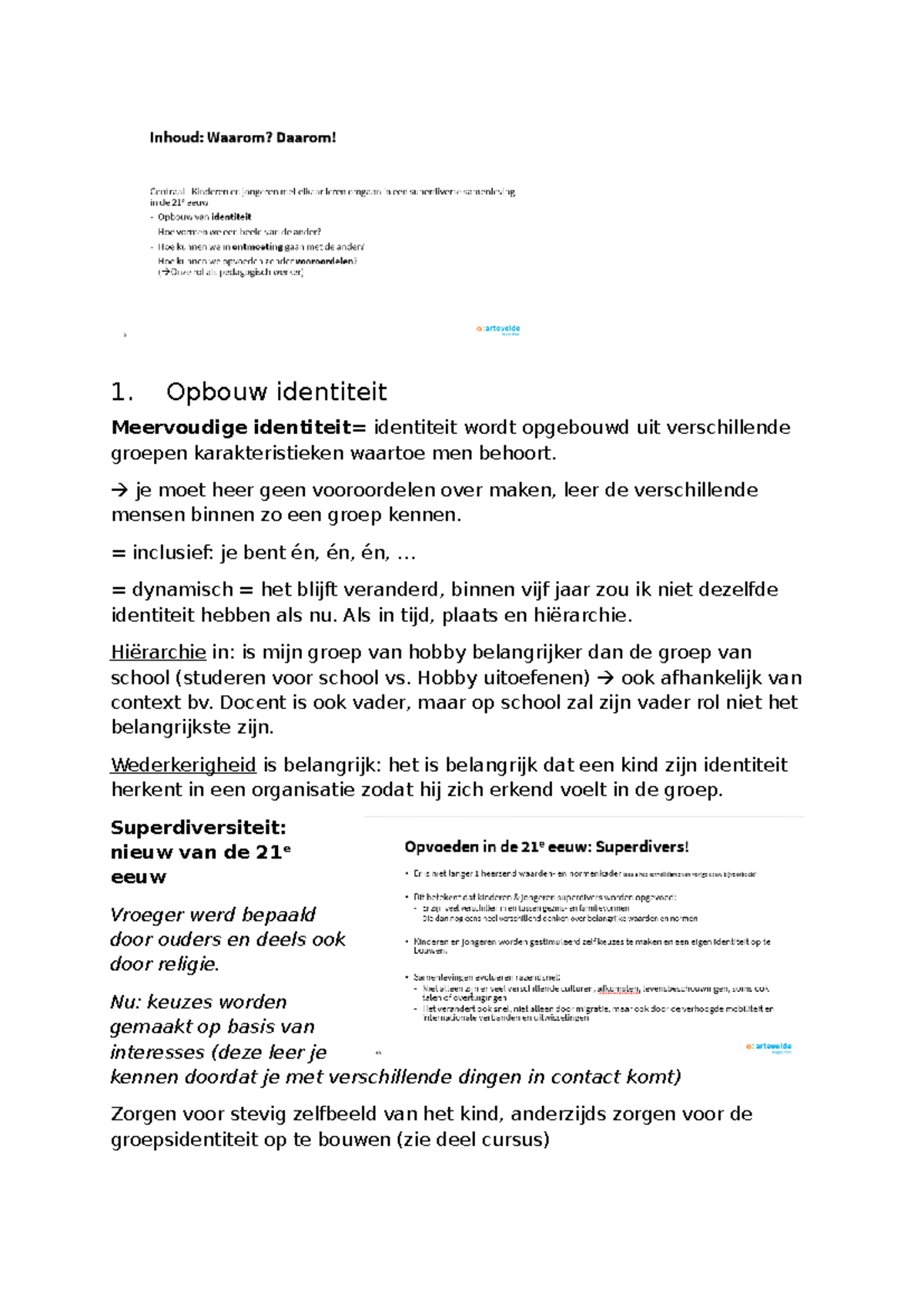 WC3 Lesmateriaal: Identiteit en Vooroordelen in de 21e Eeuw - Studocu