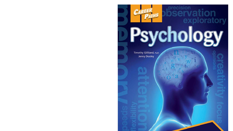 Career Paths: Psychology - Educational Resource Overview - Studocu